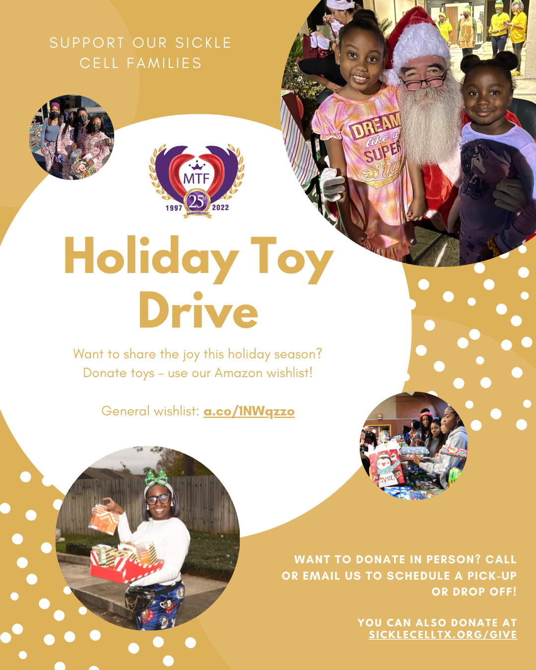 2022 Holiday Toy Drive - Sickle Cell Association of Texas Marc Thomas ...